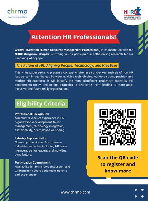 🌟 Calling All Hr Professionals 🌟 Chrmp Certified Human Resource