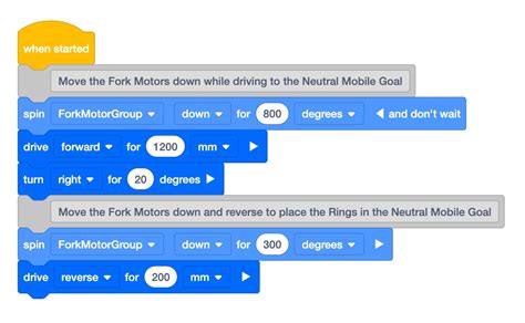 VEX V5 VRC Virtual Skills Lesson 6 Tips For Coding Moby