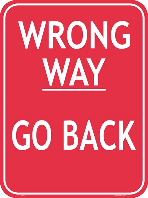 Go Back Sign