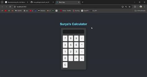 Surya Theja Muppala On Linkedin Internship React Codsoft Webdevelopment Html Css