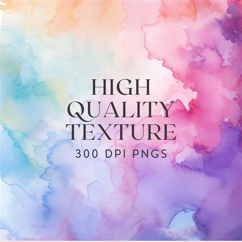 Watercolor Splashes Texture Pack Instant Download Commercial Use Png Digital Background