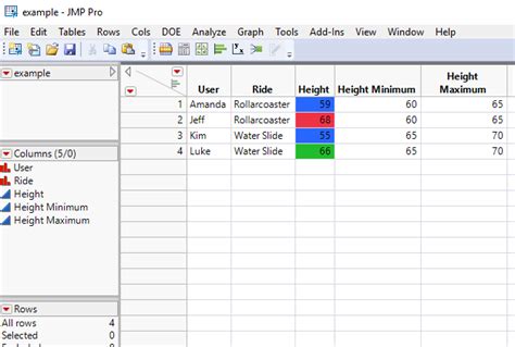 Solved How Do I Set A Color To A Specific Value In A Data Table Based