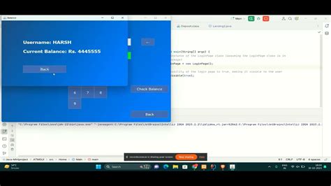 Atm Gui Using Core Javajawax Swing Youtube
