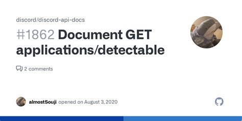 Document Get Applicationsdetectable · Issue 1862 · Discorddiscord