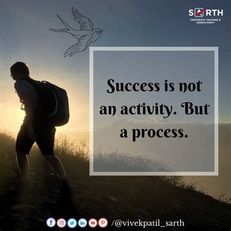 Success Is Not An Activity But A Process Success Corporate Training Fitness Motivation