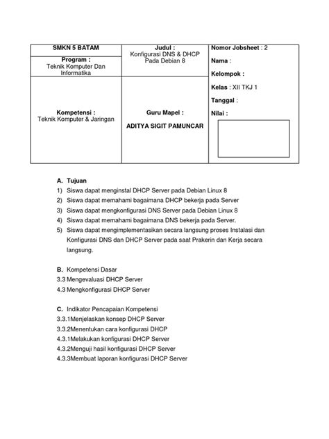 Dhcp And Dns Server Pdf