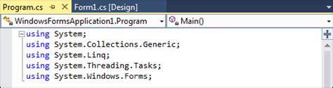 Visual C Net Your First Windows Form