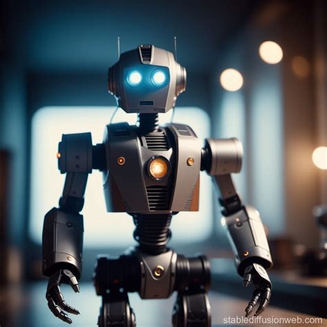 Crafting A Paper Robot Stable Diffusion Online