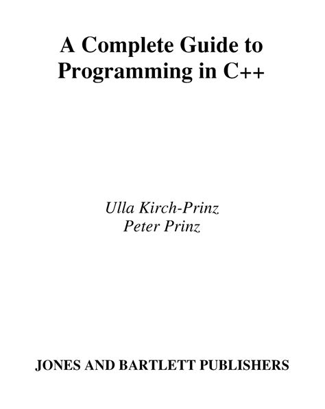 C Cpp Basic Notes A Complete Guide To Programming In C Ulla