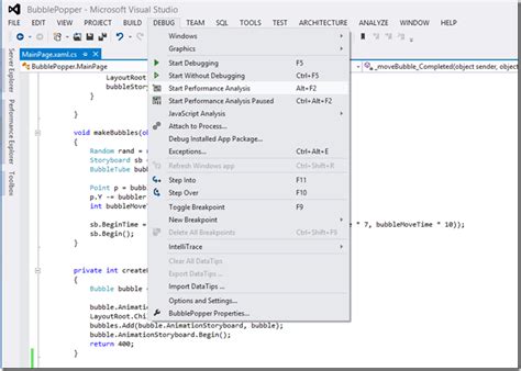 how to profile a xaml windows store app azure devops blog