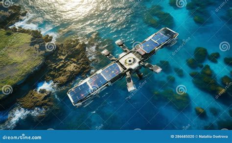 Solar Powered Ai Drones Conducting Environmental Monitoring Over A