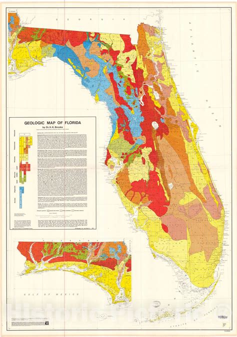 Florida Geologic Map Gis File