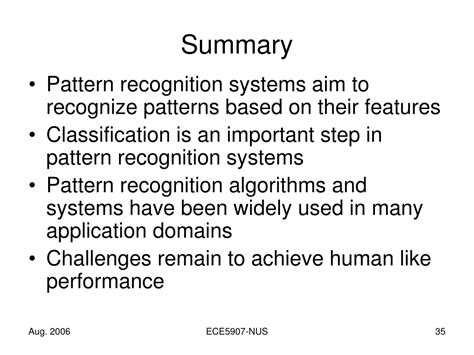 PPT - Lecture 1 Introduction to Pattern Recognition PowerPoint Presentation - ID:9710492