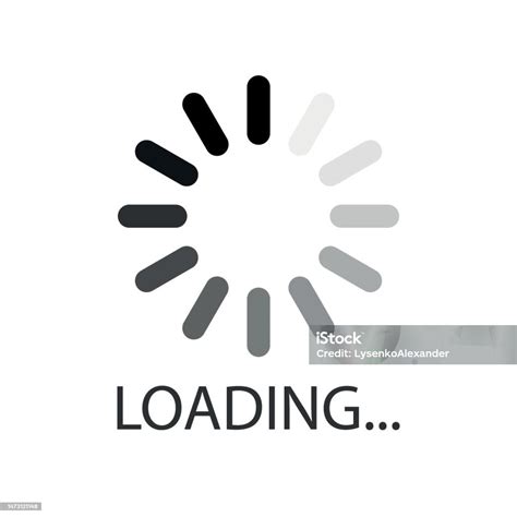 플랫 스타일의 로딩 바 아이콘입니다 격리된 배경에 진행 표시기 벡터 그림 다운로드 버튼 기호 사업 개념 교환에 대한 스톡 벡터 아트 및 기타 이미지 Istock