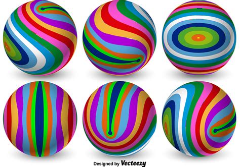 Vector Colorful 3d Spheres 111197 Vector Art At Vecteezy