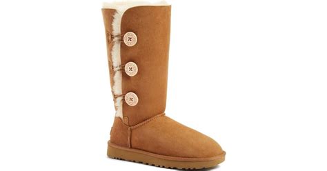 Ugg Bailey Button Triplet Ii Boot In Brown Lyst