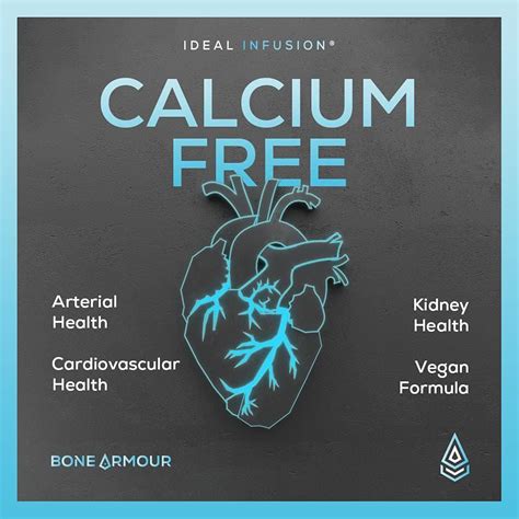Ideal Infusion Calcium Free Bone Density And Arterial Health Supplement
