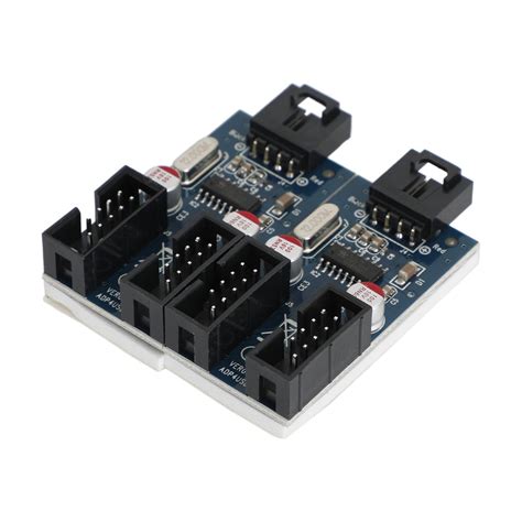 9 Pin Usb Header Male 1 To 4 Female Motherboard Extension Connector Ex