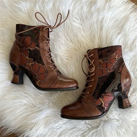 Spring Step Shoes Spring Step Lartise Concerto Brown Heeled Bootie