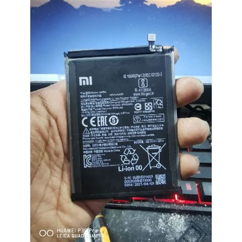 Jual Baterai Batre Poco M3 Pro Redmi Note 10 5g Redmi 10 Bn5a Original Copotan Shopee Indonesia
