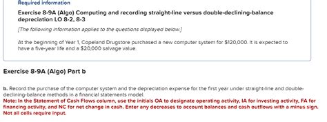 solved exercise 8 9a algo computing and recording