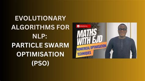 22 Particle Swarm Optimisation Pso For Non Linear Programming Pso