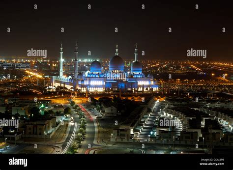 Sheikh Zayed Mosque At Night