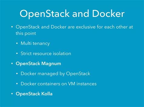 Container Orchestration Integration Openstack Kuryr And Apache Mesos Ppt