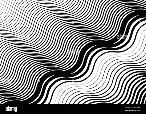 Texture Pattern With Wavy Waving Grid Mesh Of Lines Billowy Zig Zag Criss Cross