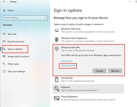 How To Reset Pin Password In Windows 10 If You Forgot It My Microsoft