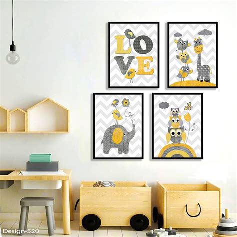 خرید تابلو اتاق کودک دخترانه پسرانه