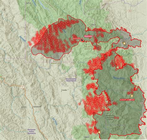 August Complex Fire Becomes The Largest Wildfire In Californias