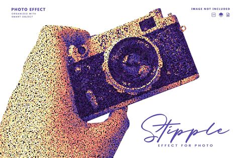 Premium Psd Stipple Art Photo Effect