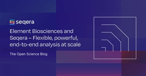 Element Biosciences And Seqera Flexible Powerful End To End