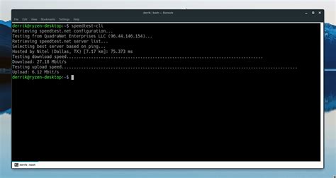 How To Run SpeedTest From The Linux Terminal