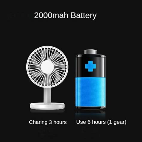 캠핑 캠핑용 탁상용 선풍기 써큘레이터 휴대용 전기 Usb 충전식 3 단 기어 무선 2000 티몬