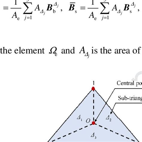 a typical triangular element e Ω download scientific diagram