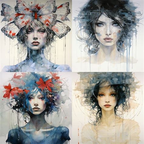David Mack AI Art Style Abstract Expressions David Mack Stable Diffusion David Mack DeepArt
