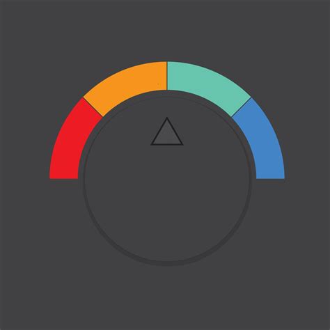 Thermostat Icon Gradient From Cold To Hot Climate Control Regulator Workflow Temperature