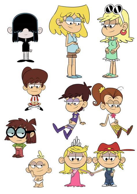 Loud Sisters Pregnant By Uhdsuviwniuacoocibaw On Deviantart