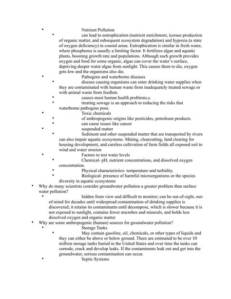 Notes For Geog 125 Geog 125 Environmental Science And Society Usask Thinkswap