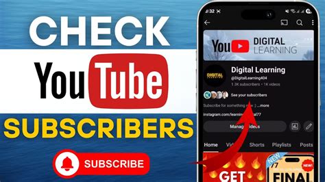 How to See Who Subscribed to Your YouTube Channel (Step-by-Step Guide) - YouTube