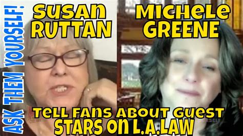 Susan Ruttan And Michele Greene Talk About Guest Stars On La Law Youtube