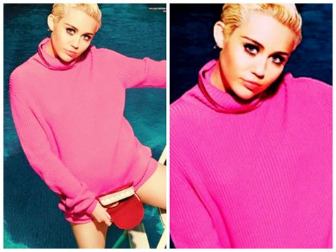 Miley Cyrus Bares Nothing For V Magazine Pics
