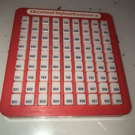 Educational Keyboard Multiplication Press And See Home School Math Table