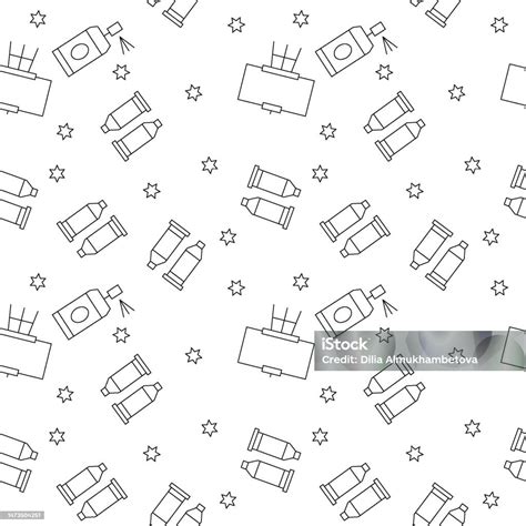 이젤 염료 스프레이 별의 벡터 원활한 패턴은 다양한 요소로 만들어집니다 개발에 대한 스톡 벡터 아트 및 기타 이미지 개발 곡선 교육 Istock
