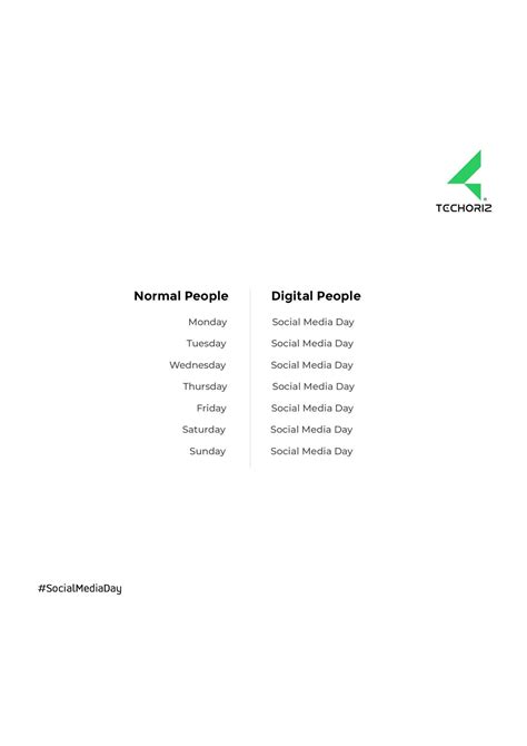 socialmedia day poster done by techoriz top branding agency by techoriz