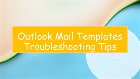 Cannot Properly Use The Mail Template On Windows Outlook Here Are The