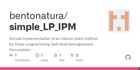 Github Bentonaturasimplelpipm Simple Implementation Of An