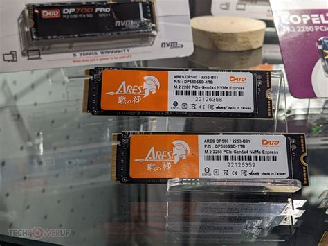 Memory Oem Datotek Showcases Latest Products Gen 5 Nvme Ssds And Ddr5